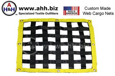 Custom Cargo Nets made from Webbing
